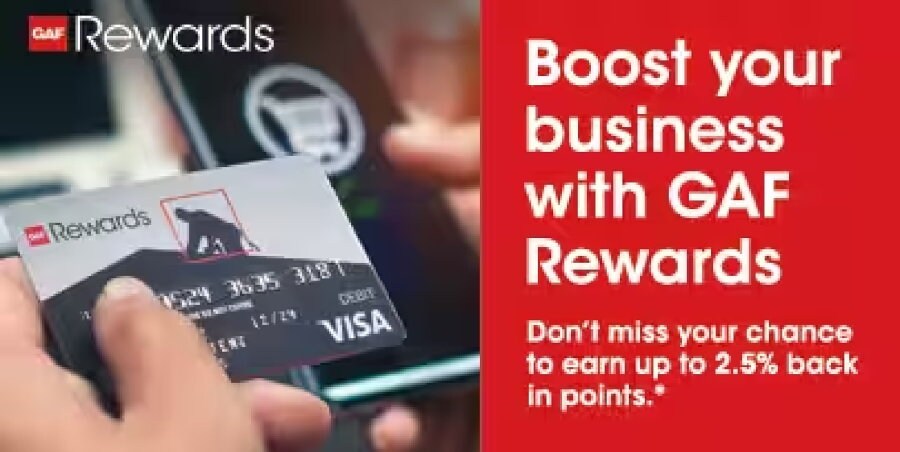GAF Rewards: Roofing Contractor Rewards