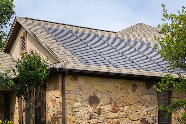 complete solar panel roof