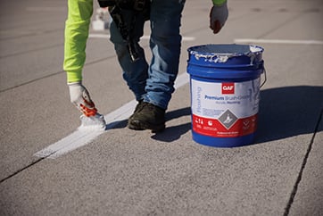 Acrylic Roof Coating System over Asphaltic | GAF Roofing