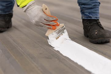 Silicone Roof Coating System over Metal | GAF Roofing