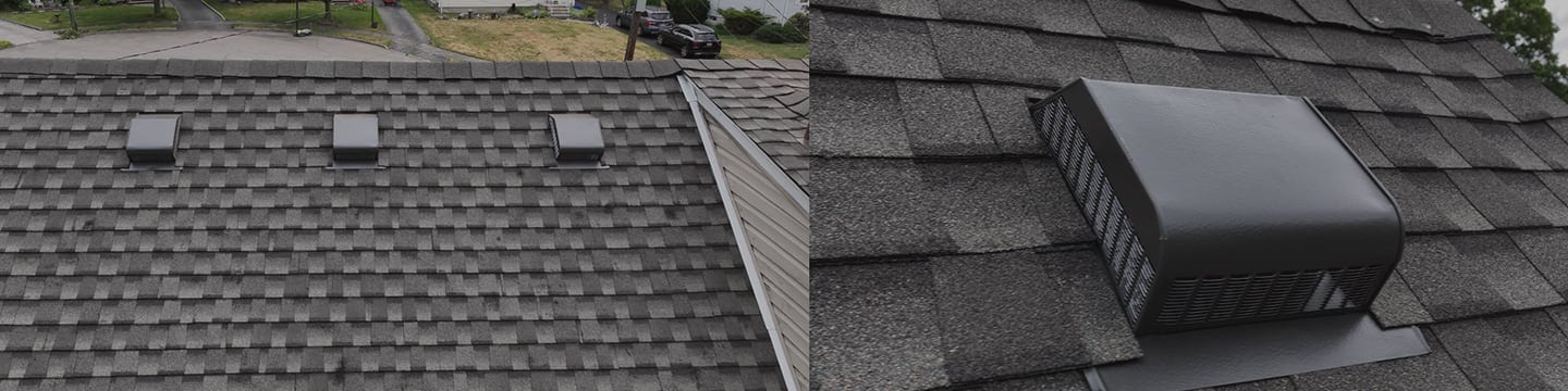 Master Flow Off Ridge Vents: Rooftop Exhaust Vents | GAF