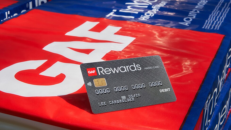 GAF Rewards: Roofing Contractor Rewards